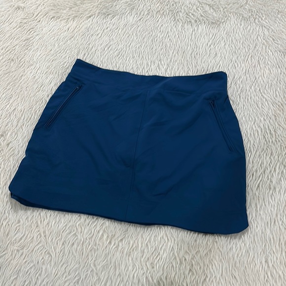 Orvis | Shorts | Orvis Womens Blue Skort Elastic Waist Ban Size Medium ...